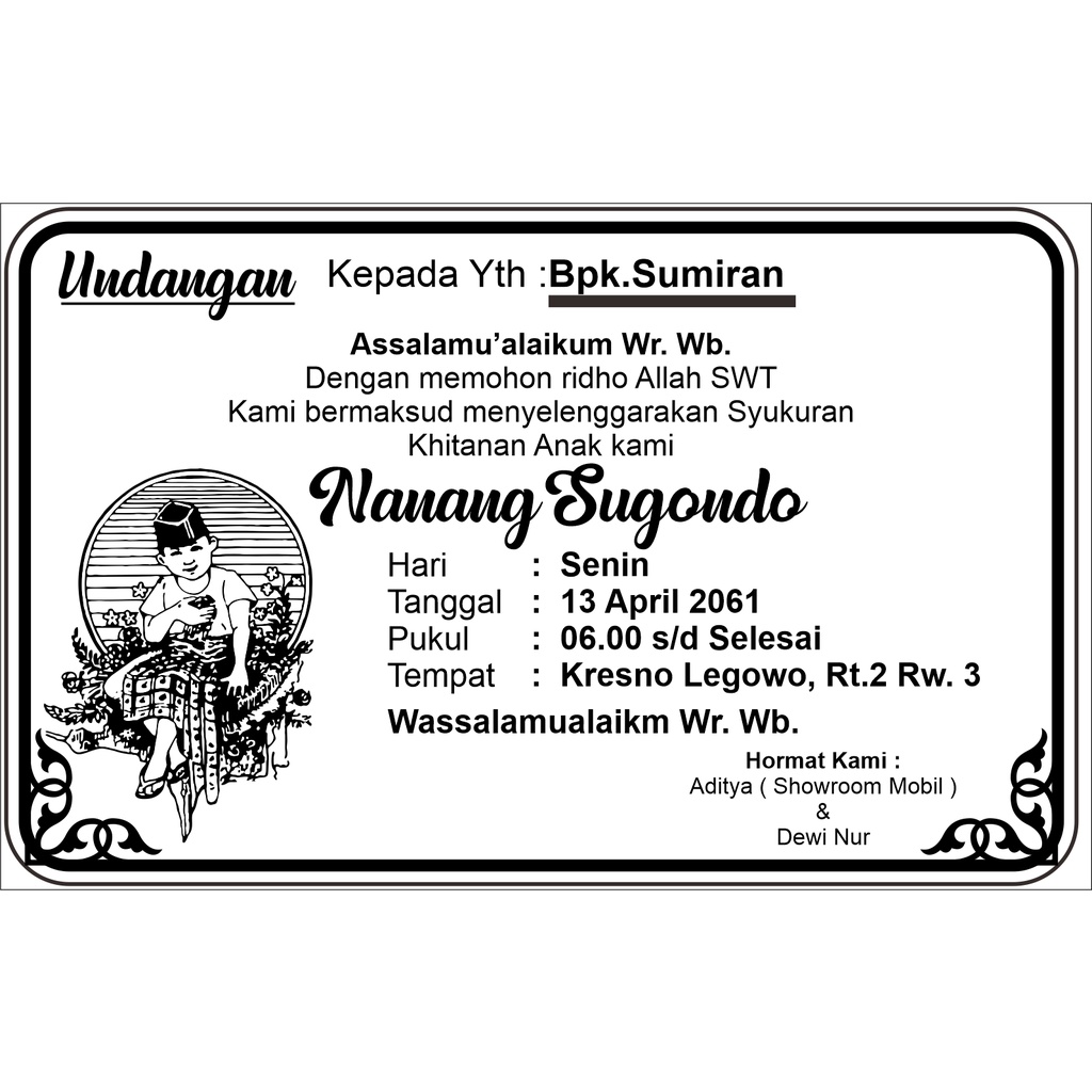 Jual Undangan Besek Tonjoan - Undangan Besek - Undangan Sorogan ...