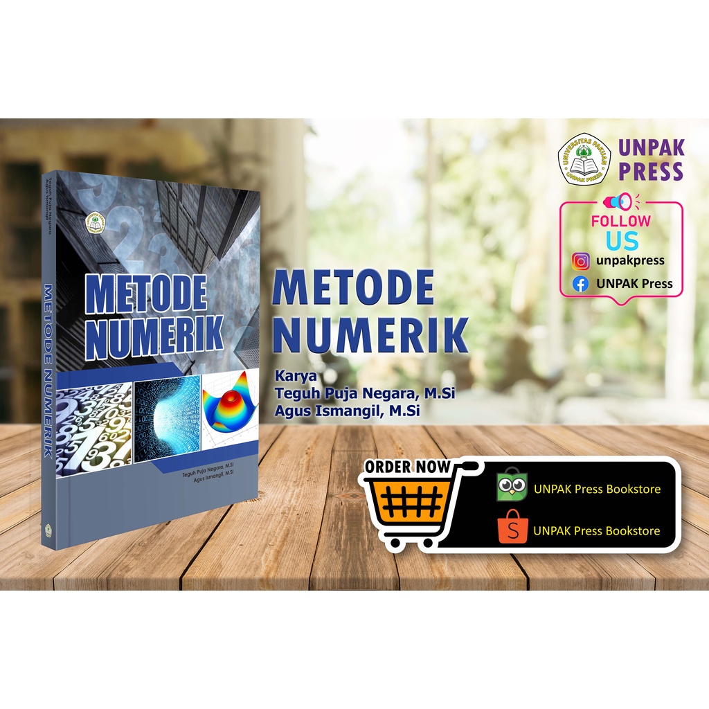 Jual UNPAK Press Metode Numerik (Buku Original) | Shopee Indonesia