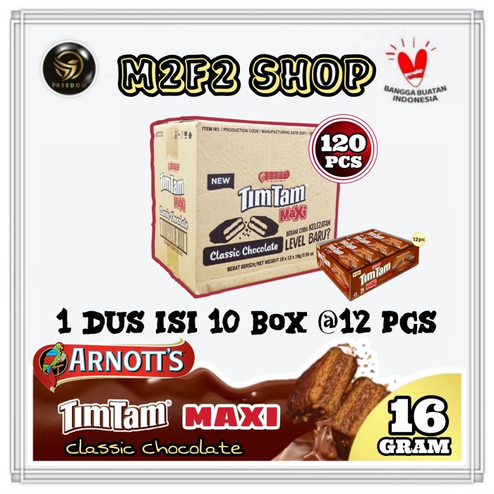 Jual Tim Tam Biskuit Maxi Classic Chocolate | Cokelat - 16 gr (Kemasan ...