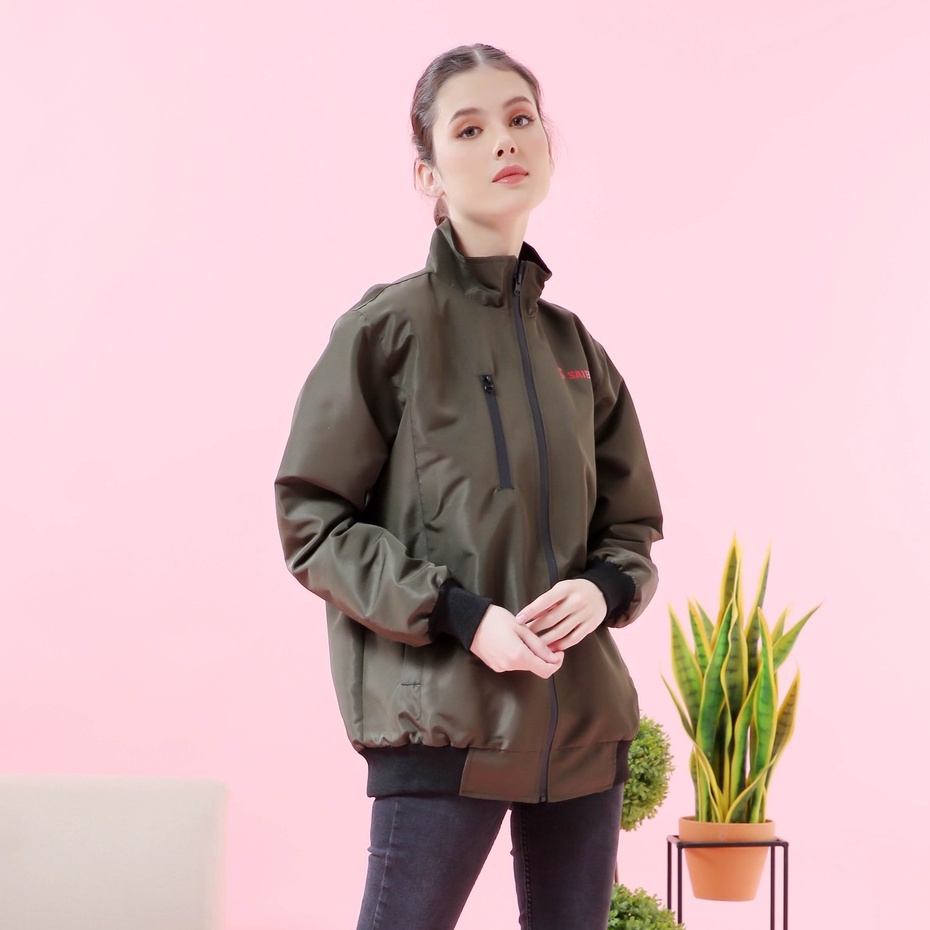 Jual Jaket Motor Wanita Kasual Tahan Air Basic Riding Waterproof + Saku ...