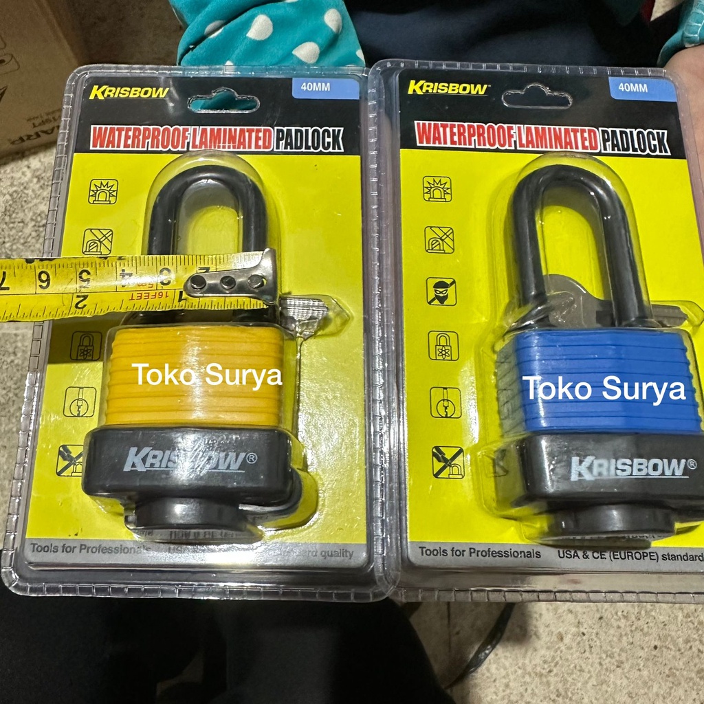 Jual TAHAN HUJAN GEMBOK PAGAR KRISBOW 40 MM GEMBOK LONG BEAM KRISBOW 40 ...