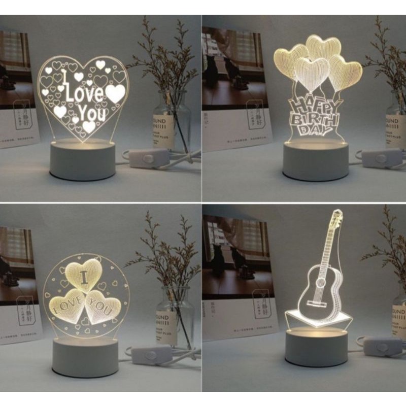 Jual Lampu LED Acrylic Custom | Shopee Indonesia