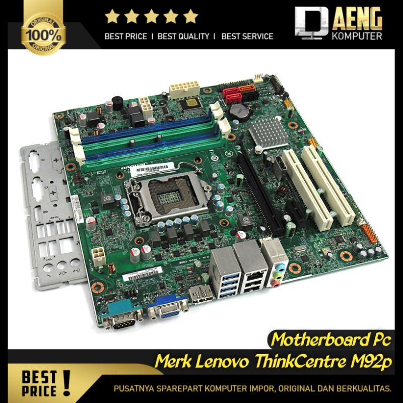 Jual Motherboard Mainboard Mobo PC Merk Lenovo Thinkcentre M92P Socket ...