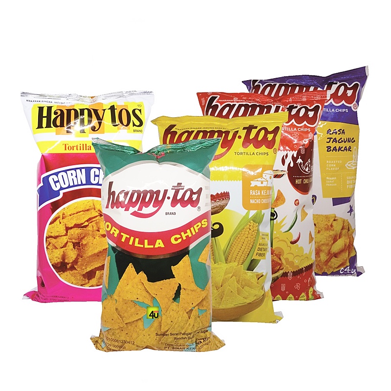 Jual HAPPY-TOS - Tortilla Chips - Kemasan BESAR | Shopee Indonesia