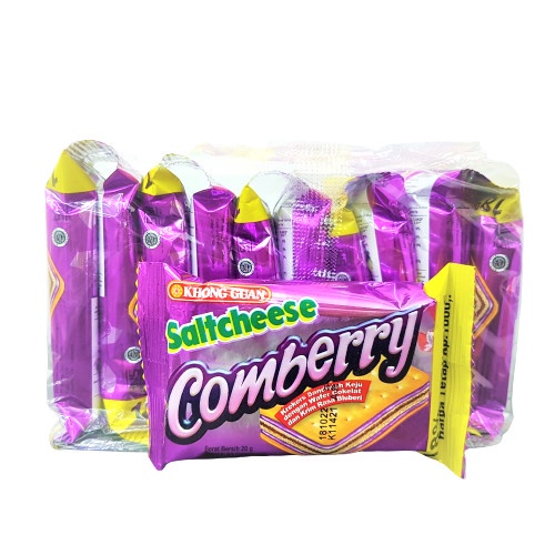 Jual ( BERKAH ) Khong Guan SALTCHEESE Combo Renceng 10 pcs x 20gr ...