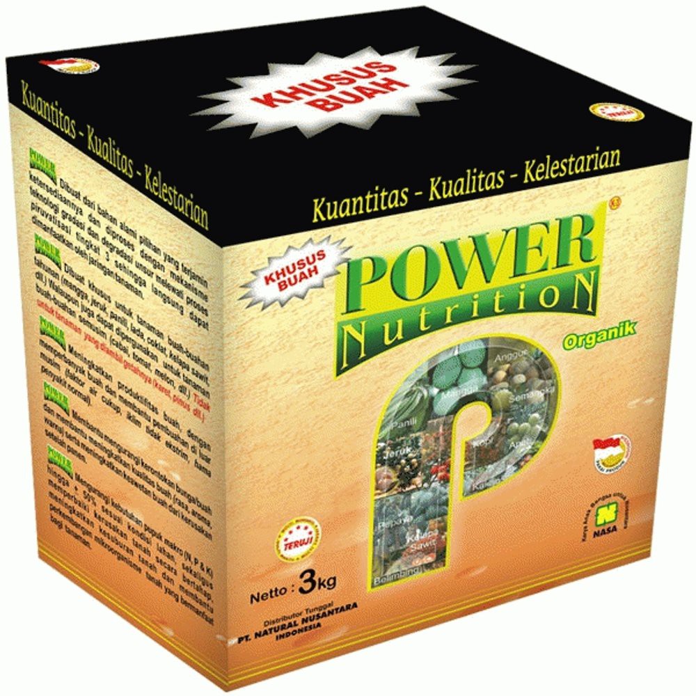 Jual POWER NUTRITION Nasa 3Kg - Pupuk Organik kelapa sawit 3Kg / Pupuk ...
