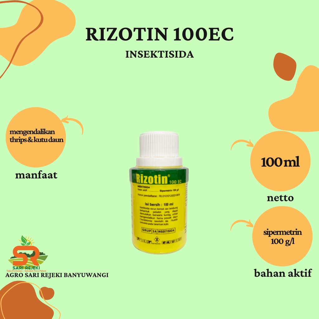 Jual RIZOTIN 100EC 100ML INSEKTISIDA | Shopee Indonesia
