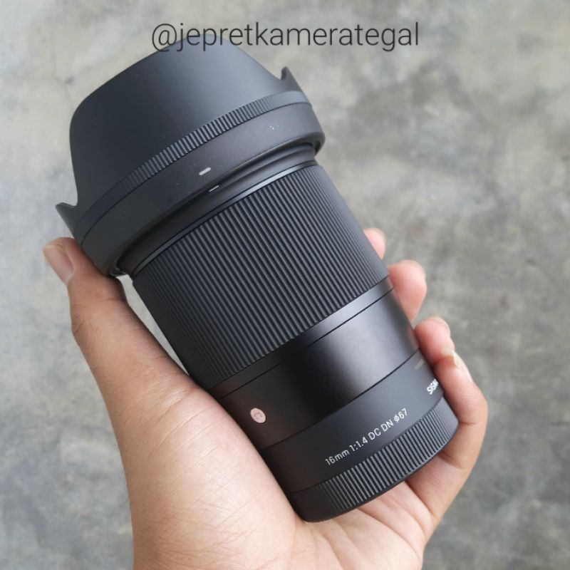 Jual LENSA SIGMA 16MM F1.4 & 30MM F1.4 FOR SONY FUJI CANON | Shopee ...