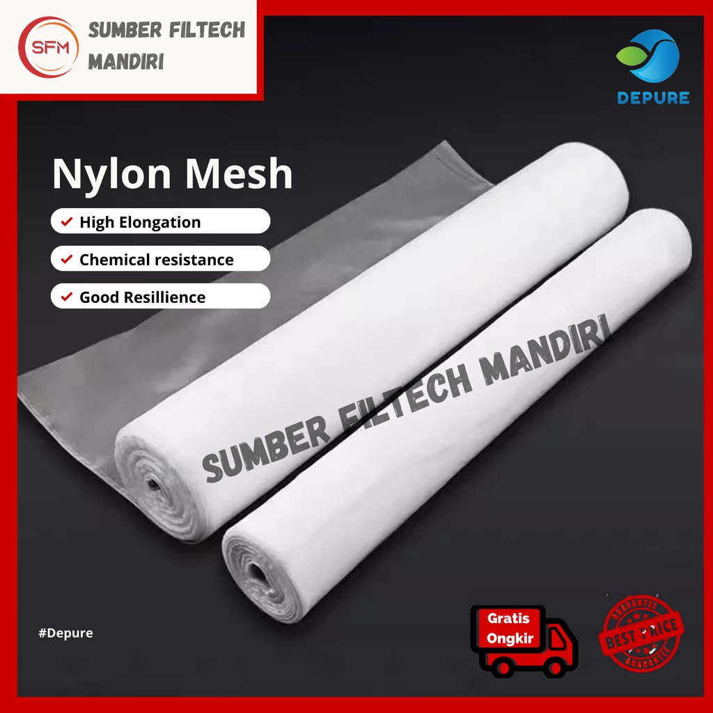 Jual Mesh Kain Saringan Nylon 325 (Lebar:1 meter, 1.6meter) | Shopee ...