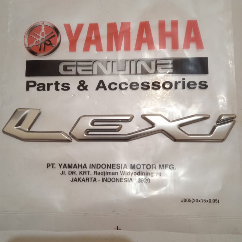 Jual emblem logo lexi yamaha lexi original | Shopee Indonesia