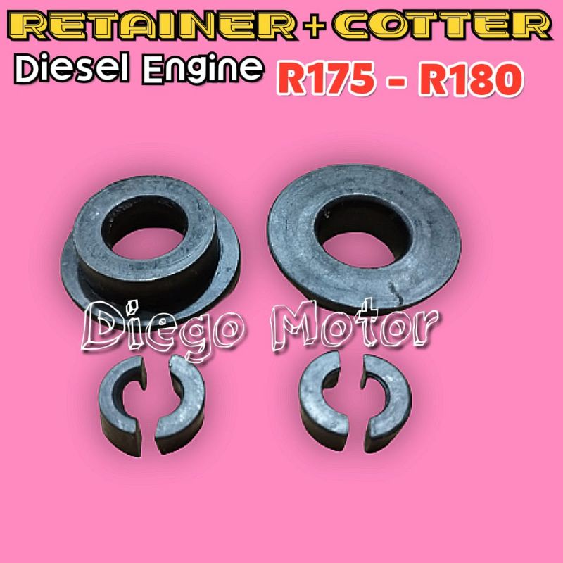 Jual R175 R180 Retainer Plus Cotter Topi Kuku Per Klep Mesin Diesel ...