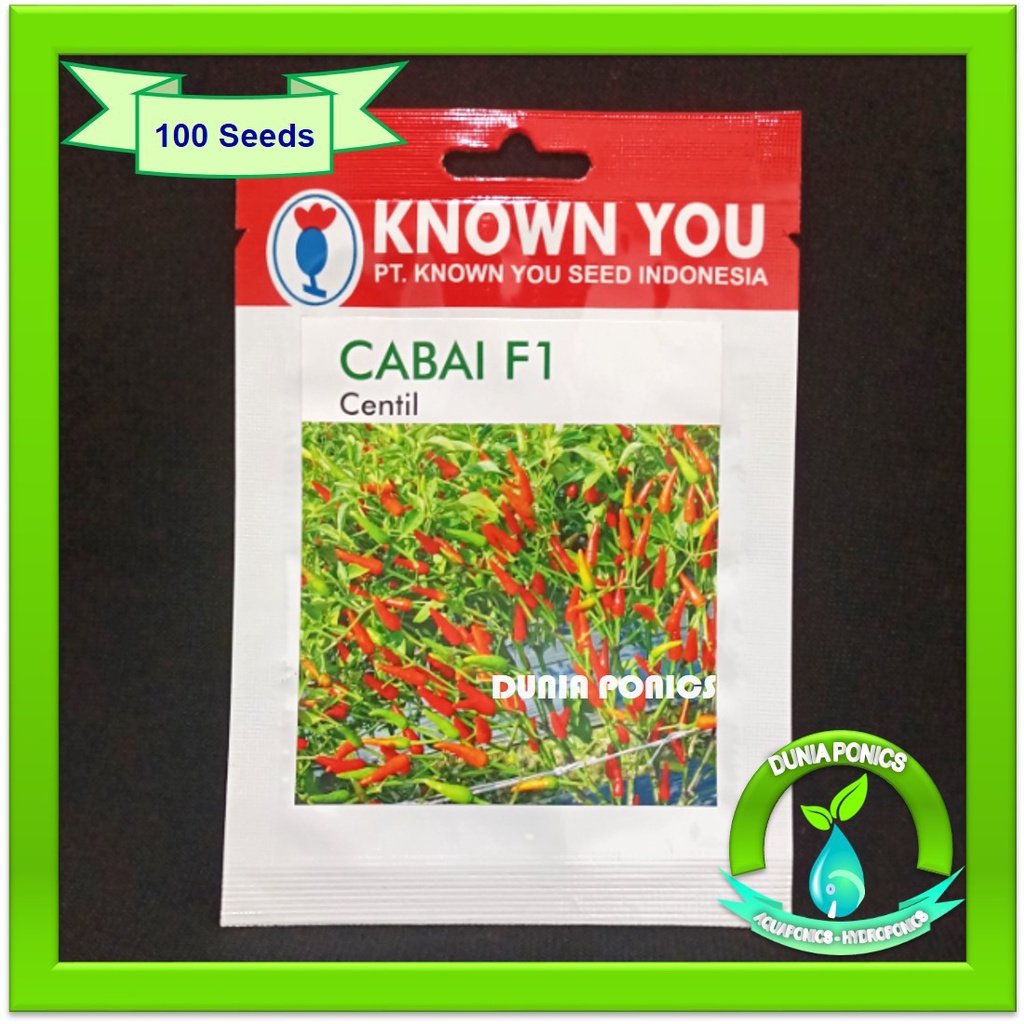Jual 1 Pack Benih Bibit Cabai Cabe Rawit CENTIL Known You Seed 100 ...