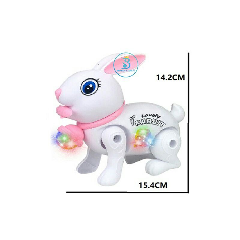 Jual mainan anak KELINCI bisa MELONCAT-LONCAT ada MUSIK dan LAMPU ...