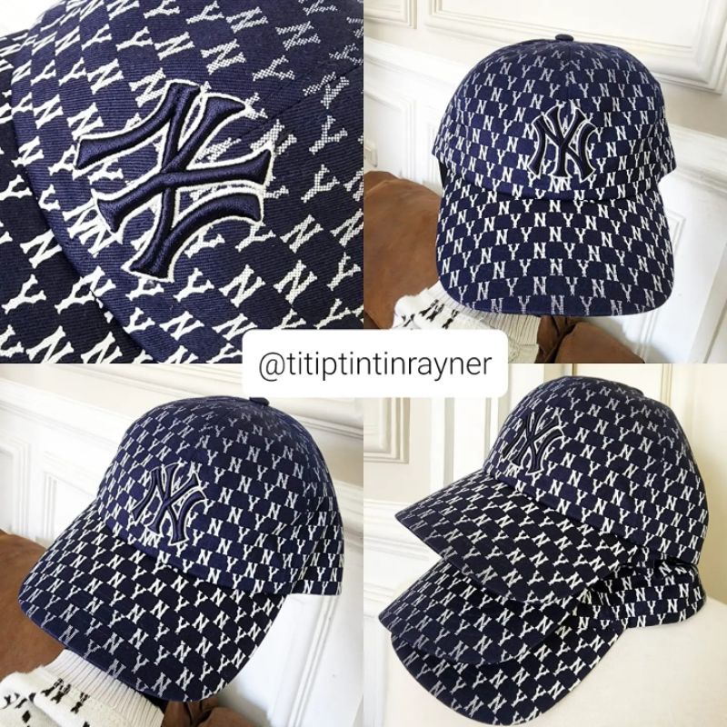 Jual TOPI MLB KOREA NY NAVY BLUE GRADASI | Shopee Indonesia