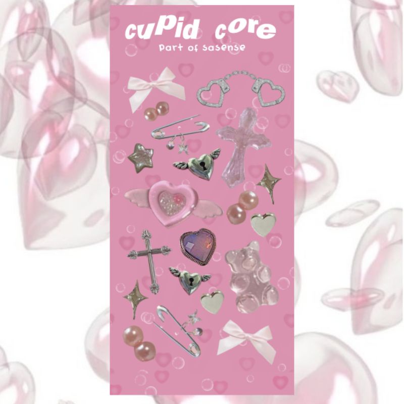 Jual [cupid core] sanrio skeleton pink aesthetic Y2K black goth ...