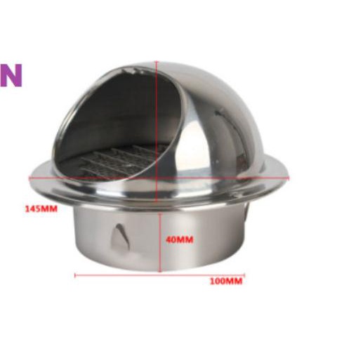 Jual Promo! 220V Duct Booster Vent Fan Metal Inline Ducting Fan Exhaust ...