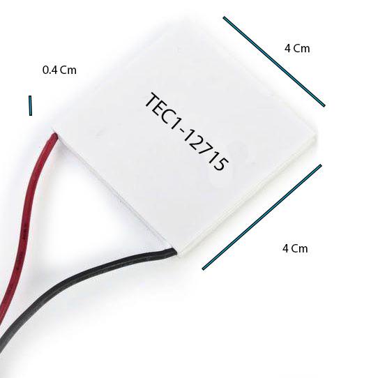 Jual TEC1-12715 Peltier Thermoelectric TEC 12V 15A TEC1 12715 Pendingin ...