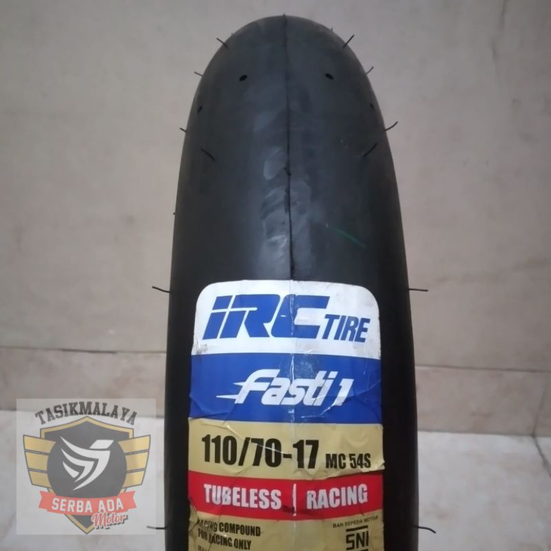 Jual BAN LUAR IRC FASTI 1 110/70-17 SOFT COMPOUND TUBELESS | Shopee ...