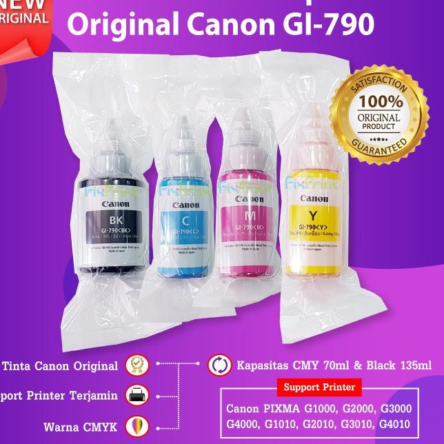 Jual TINTA CANON Gi-790 ORIGINAL G1010 G2010 G3010 G1000 G2000 BLACK ...