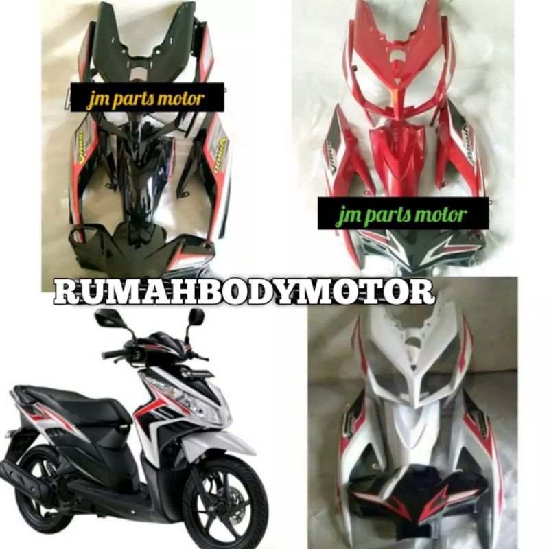 Jual HONDA VARIO 110 TECNO KARBU/LAMA CBS COVER BODY FULL HALUS VARIO ...