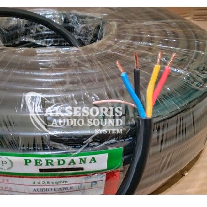 Jual Kabel Audio Speaker Perdana Sound System 4x2.5mm Kualitas Bagus ...