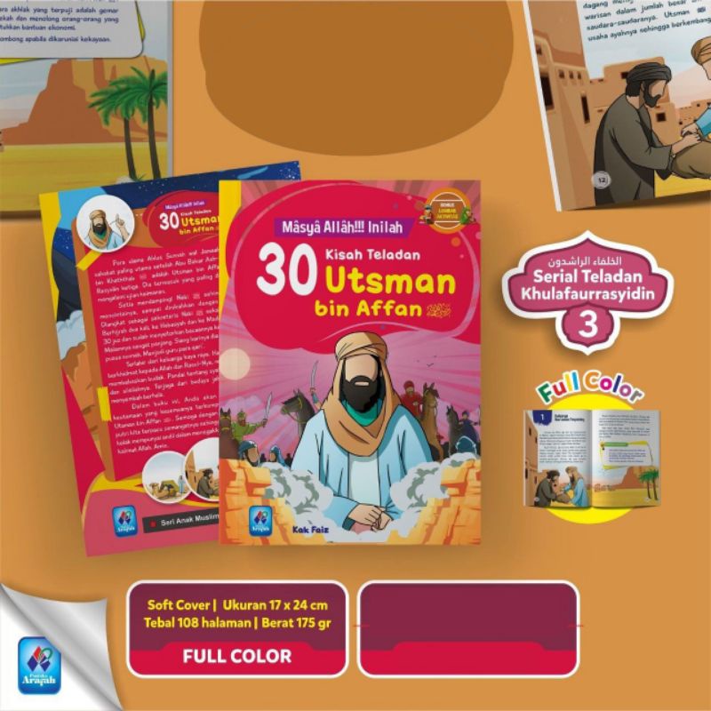 Jual Buku Masya Allah Inilah 30 Kisah Teladan Utsman bin Affan. Kisah ...