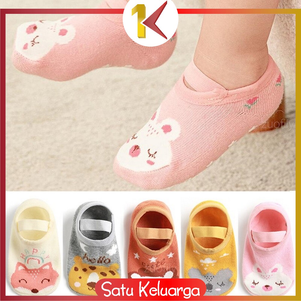 Jual SK-P377 Kaos Kaki Dengan Ankle Strap Anak Bayi / Sepatu Kaus Kaki Anak Bayi Bahan Katun ...