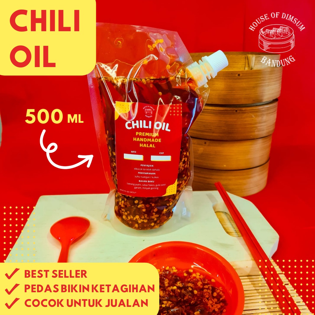 Jual Chili Oil Minyak Cabai 500ml | Shopee Indonesia