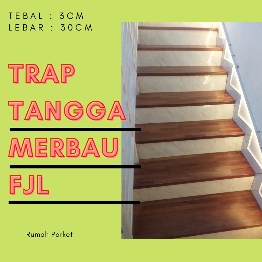 Jual Tangga Kayu Solid FJL Merbau unFinish Parket-Parquet-Parkit ...