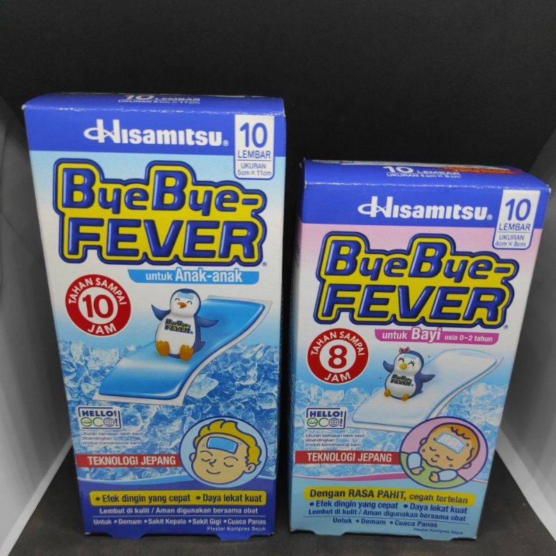 Jual BYE BYE FEVER |ANAK(BIRU)| BAYI(PINK) | Shopee Indonesia