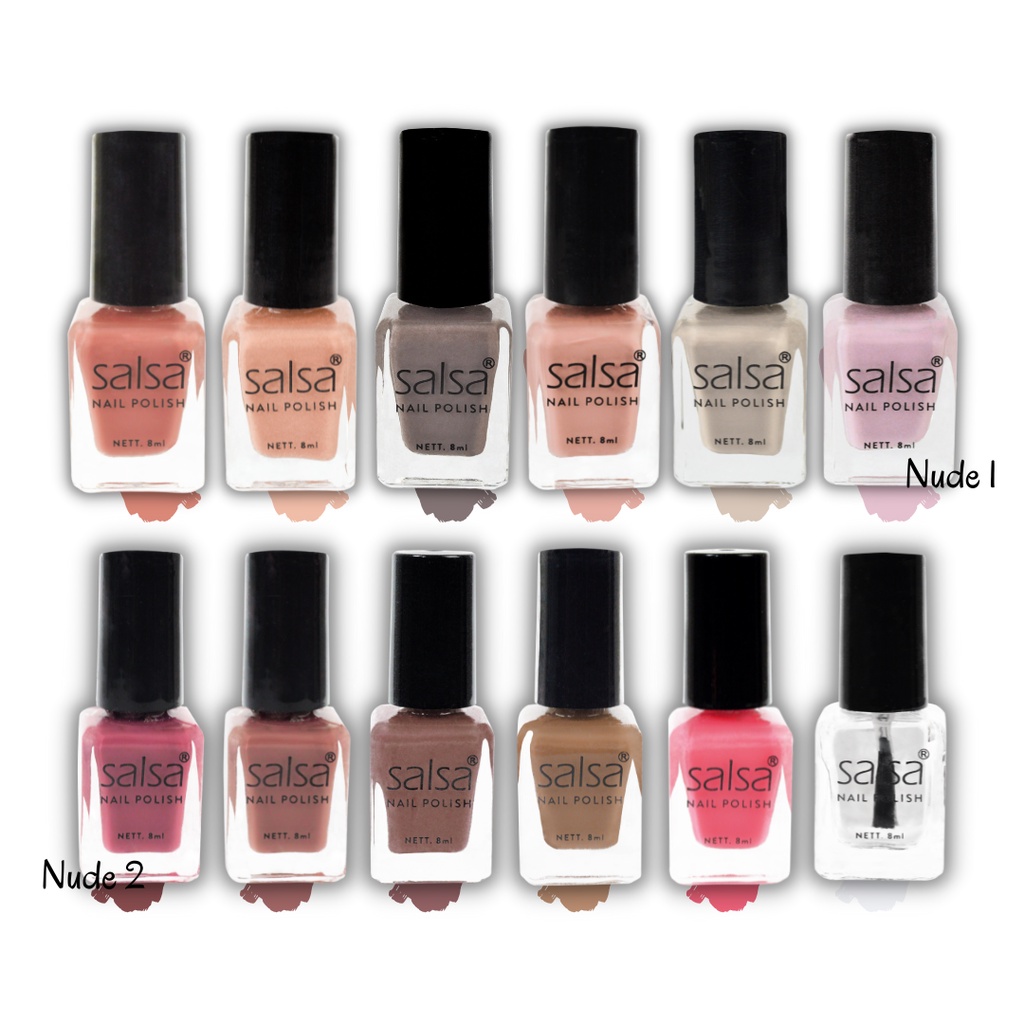 Jual Citra Cosmetic - SALSA Nail Polish Kutek Nude Series Cat Kuku Non ...