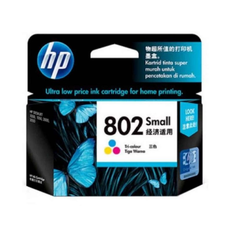 Jual Tinta HP 802 Tri-Colour Original | Shopee Indonesia