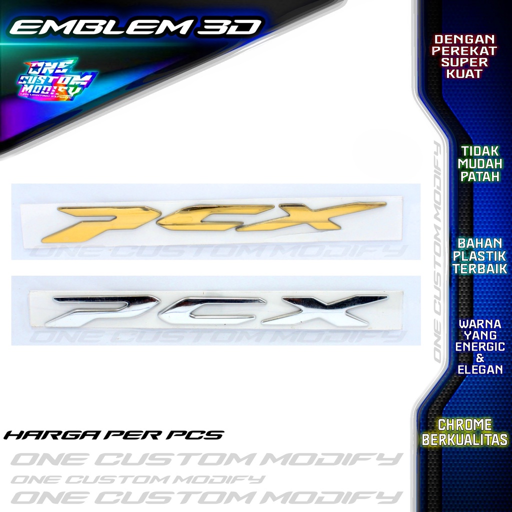 Jual EMBLEM 3D LOGO PCX 150 PCX 160 TIMBUL PLASTIK MOTOR PCX 2018 2019 ...