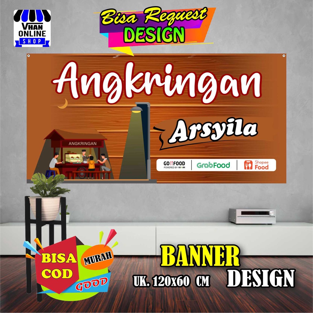 Jual Spanduk Banner Backdrop Angkringan, Warung Kopi, Warung Indomie ...