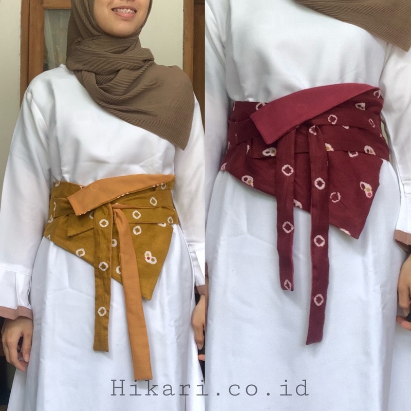 Jual Obi Belt Batik | ikat Pinggang l jumputan | Shopee Indonesia