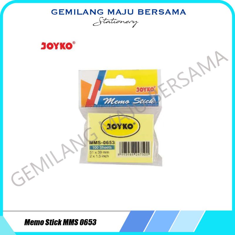 Jual Memo Stick / Stick Note Joyko MMS 653 | Shopee Indonesia