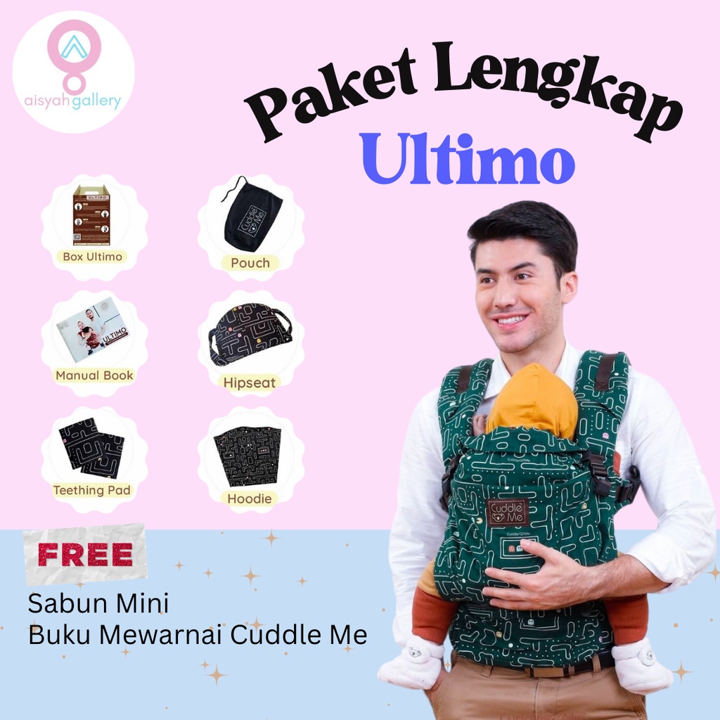 Jual CuddleMe Gendongan Cuddle Me ULTIMO Carrier Hipseat SSC 4 posisi ...