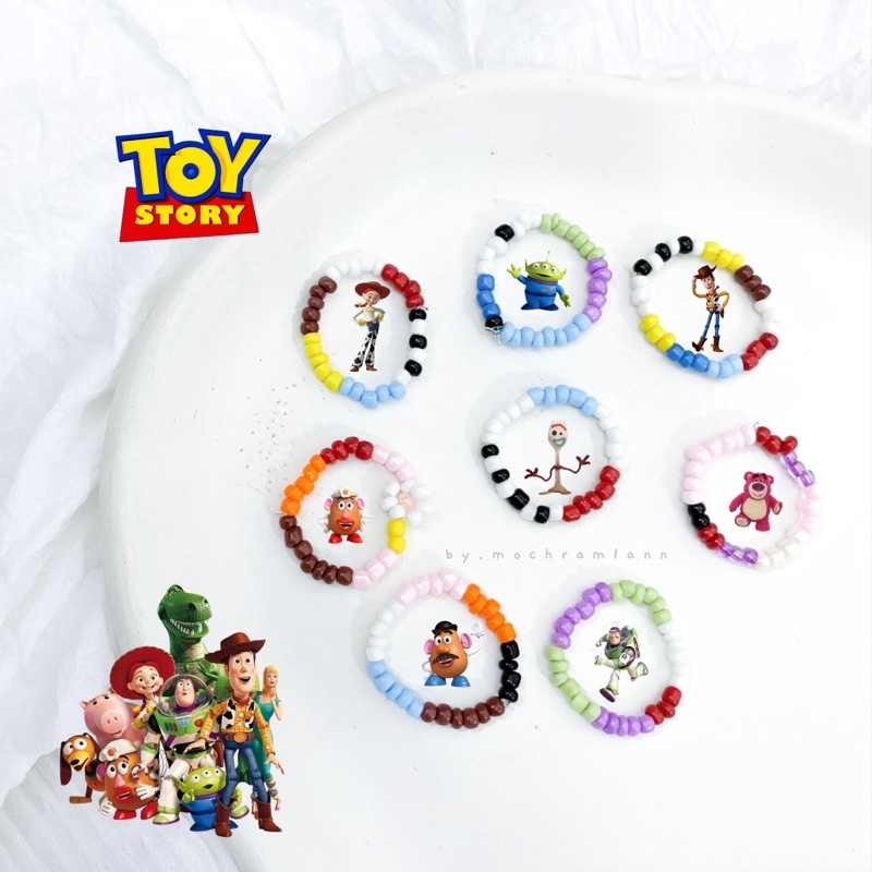 Jual cincin TOY STORY DISNEY / toy story ring / beadsring toy story ...