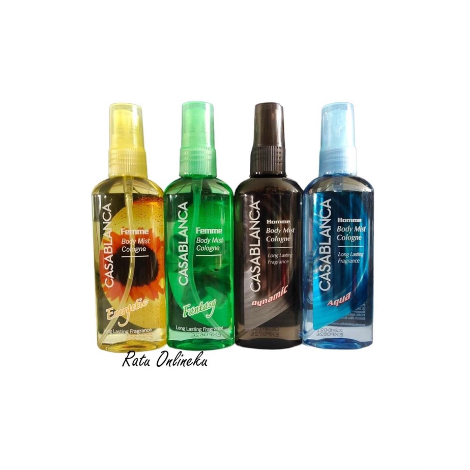 Jual Casablanca Body Mist Cologne 100ml - Body Mist Homme & Femme ...