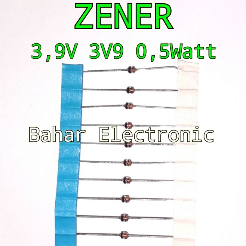 Jual Dioda Zener 3,9V 3V9 0,5W Harga Per 10 Biji | Shopee Indonesia