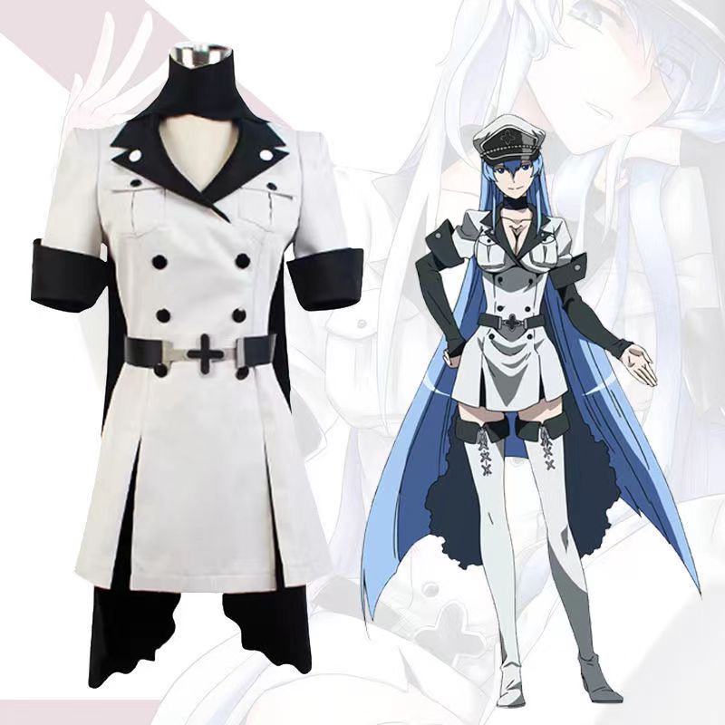 Jual Akame Ga KILL Cosplay Esdeath Esdese Cosplay Costume Uniform with ...