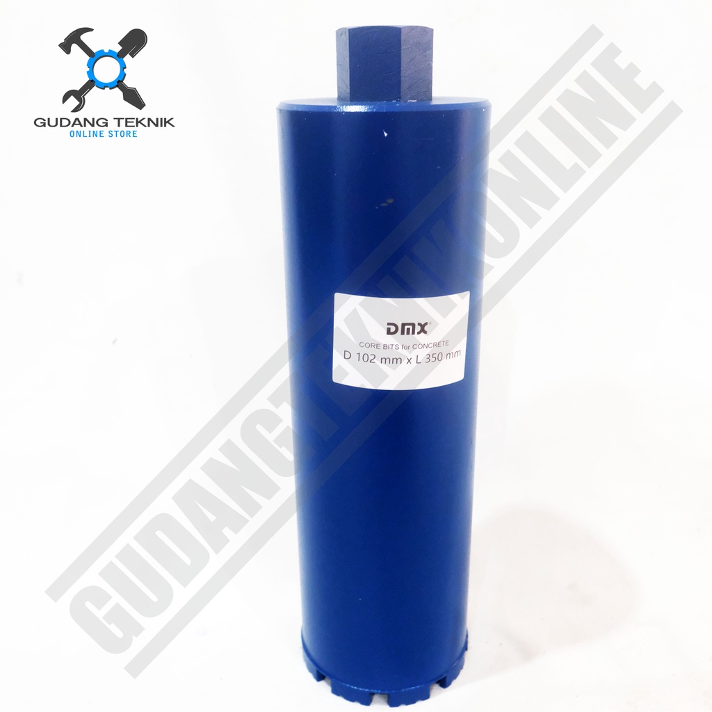 Jual Mata Bor Pelubang Beton 4" 102x350mm DMX / Mata Diamond Coring 4 ...