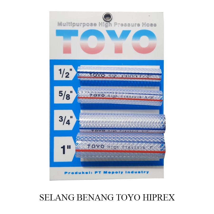 Jual Selang Benang Toyo Hiprex Tebal 5mtr - 10 mtr - 15 meter ...