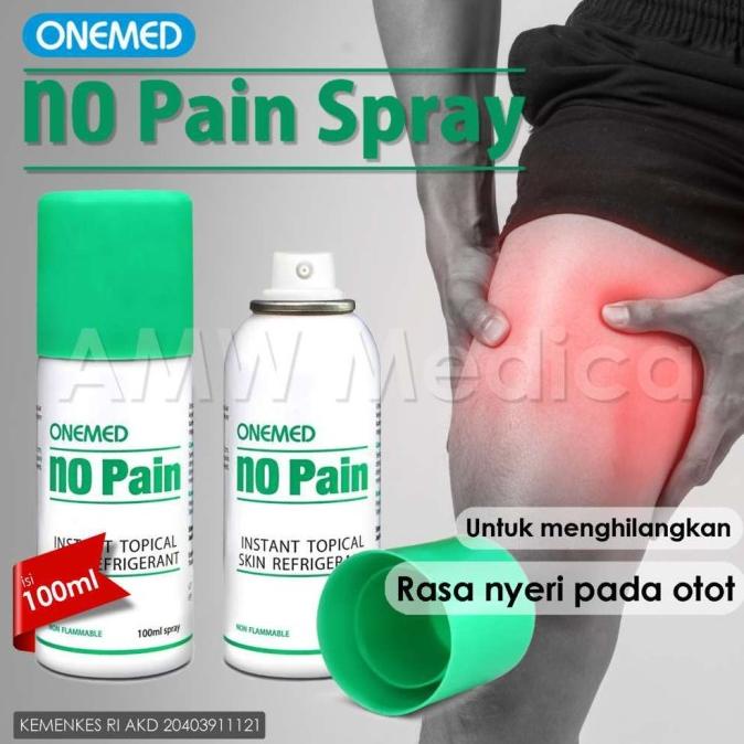 Jual ONEMED No Pain Spray 100ml Bius Semprot | Nopain Sprai 100 ml ...