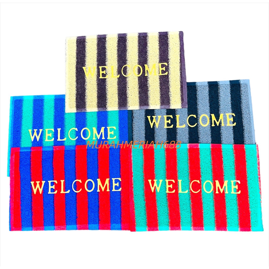 Jual MM - A134 - KESET WELCOME ALAS KAKI KARET ANTI SELIP MIE BIHUN ...