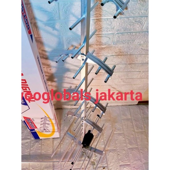 Jual ANTENA LUAR PF DIGITAL 5000 SUPER HIGH GAIN DIGITAL UHF model YAGI ...