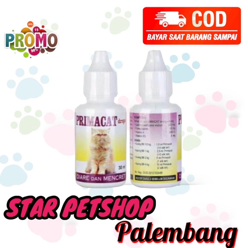 Jual Obat Diare & Mencret PrimaCat 30ml Free Packing bubble | Shopee ...