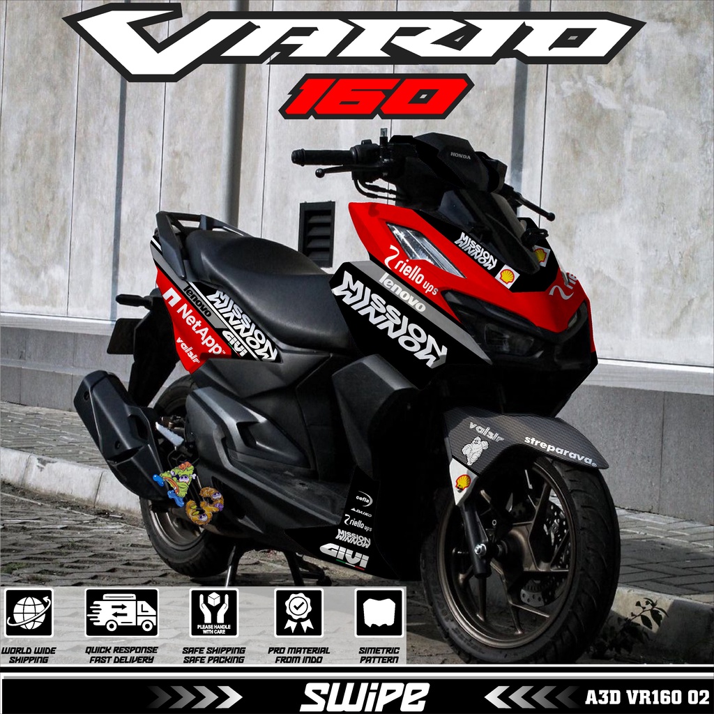 Jual Decal Sticker Vario 160 Fullbody New Decal Vario 160 FULLBODY 2022 ...