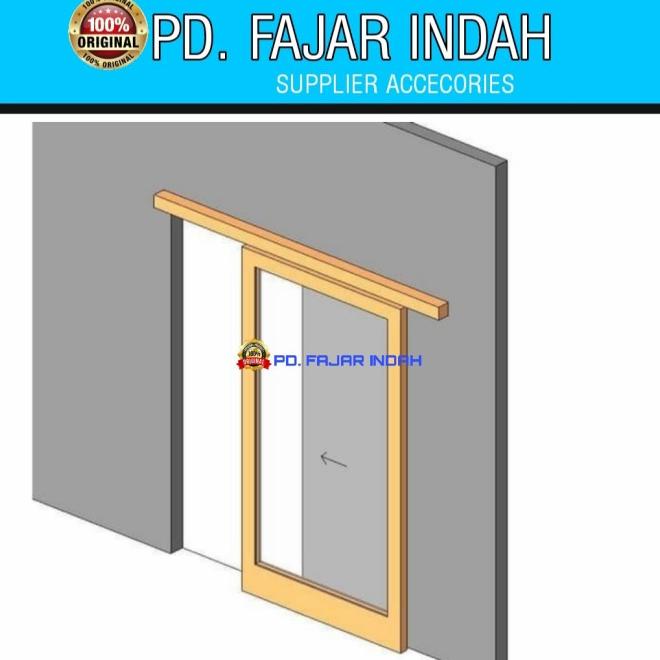 Jual Rel Pintu Sliding Heavy Duty Rel Pintu Geser 3Meter 300Kg Rel ...