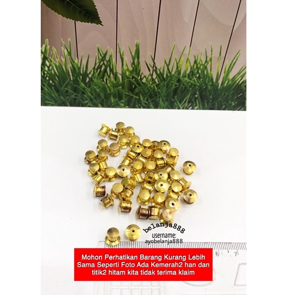 Jual Kancing knop gold manset 8mm satuan | Shopee Indonesia